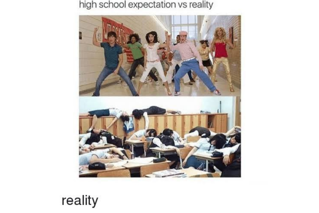 Expectation vs Reality: High school edition - La Rochelle